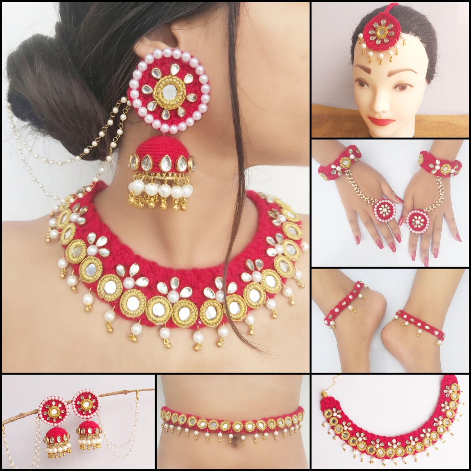 #359 Pink Complete Set - indiashaat.com